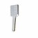 Лейка для душа Gappo G33, пластик, хром, 1 режим, 1/2", прямоугольный, антиизвес...