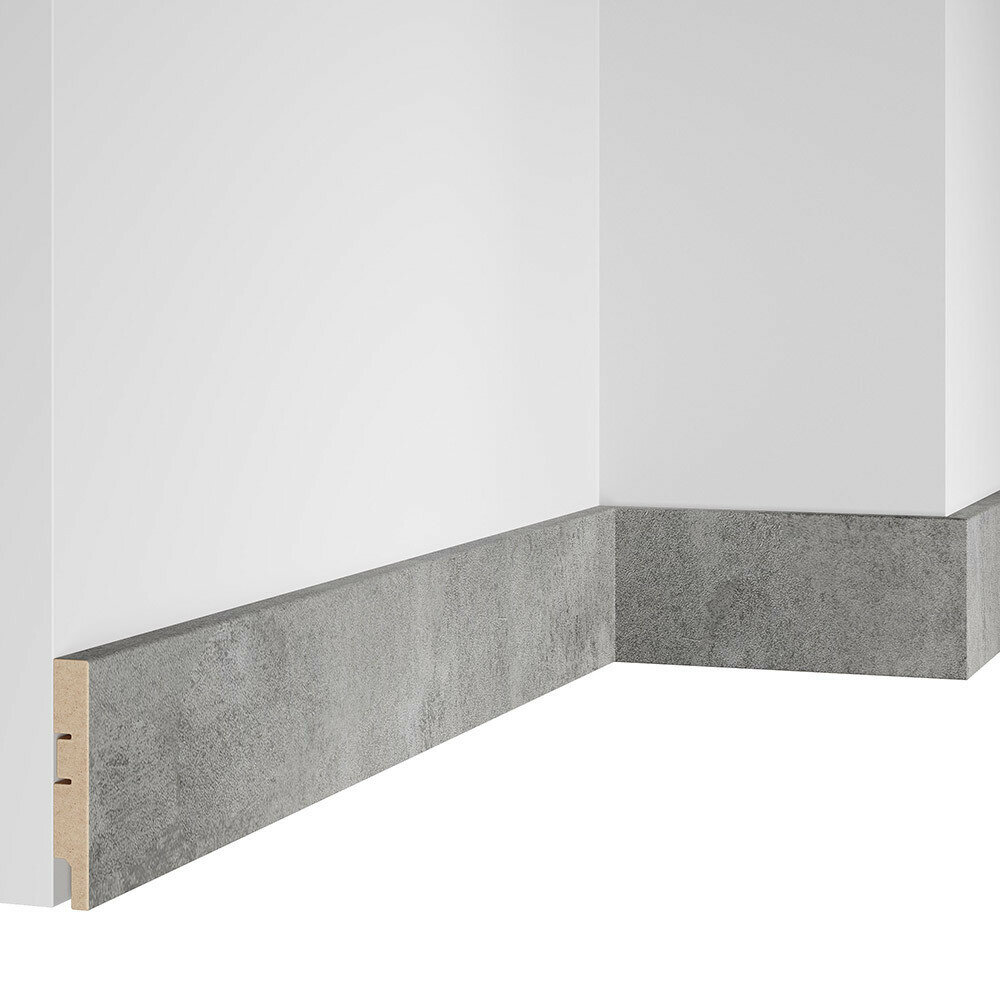 Плинтус МДФ Artiva бетон невский 80х16х2400 мм