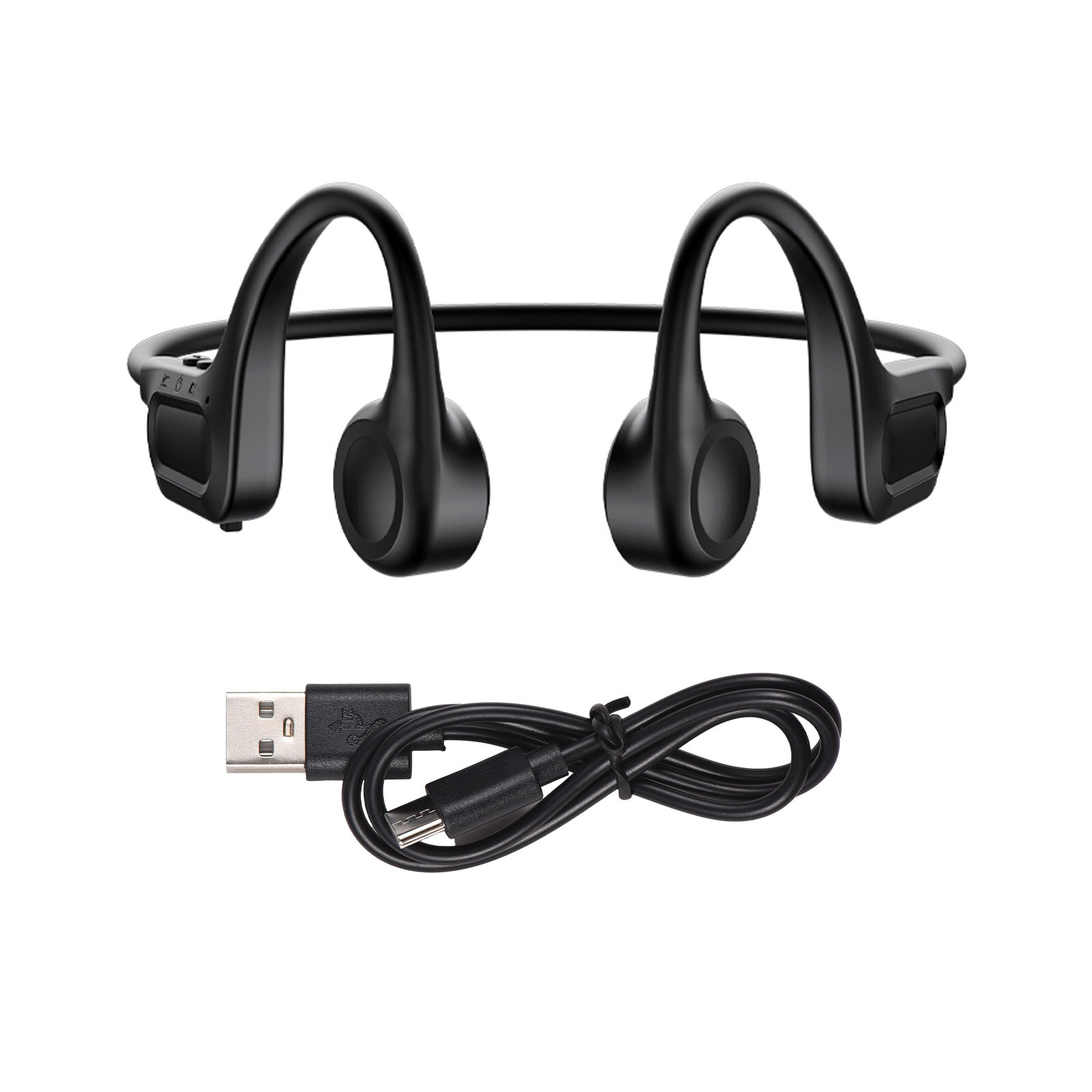 Наушники TAKSTAR с костной проводимостью, беспроводные, Bluetooth, открытые, с микрофоном, 32 ГБ памяти, водонепроницаемые, для спорта, бега, тренажерного зала, путешествий, велоспорта.