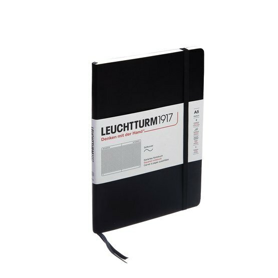 Книга для записей A5 61л кл. "Classic" мягк. обл, черный, Leuchtturm1917