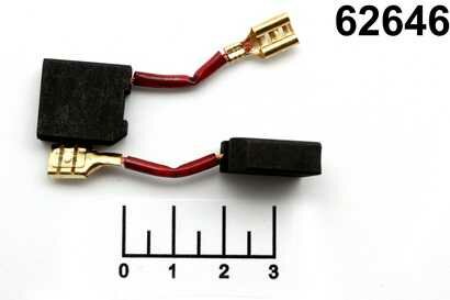 Щетка угольная 6*16*17 ДП-190/1600/ДП-210/1900М Интерскол №580 (2 штуки)