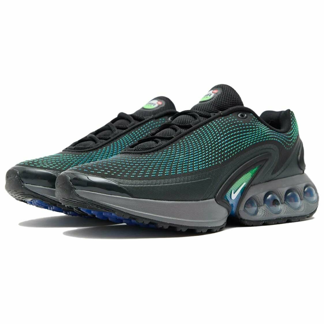 Кеды NIKE Air Max DN, размер 43 EU, белый, черный, зеленый — фото 1