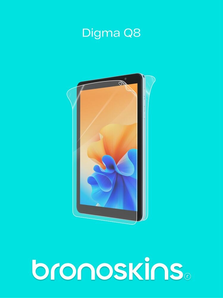 Глянцевая защитная пленка на экран Digma Q8