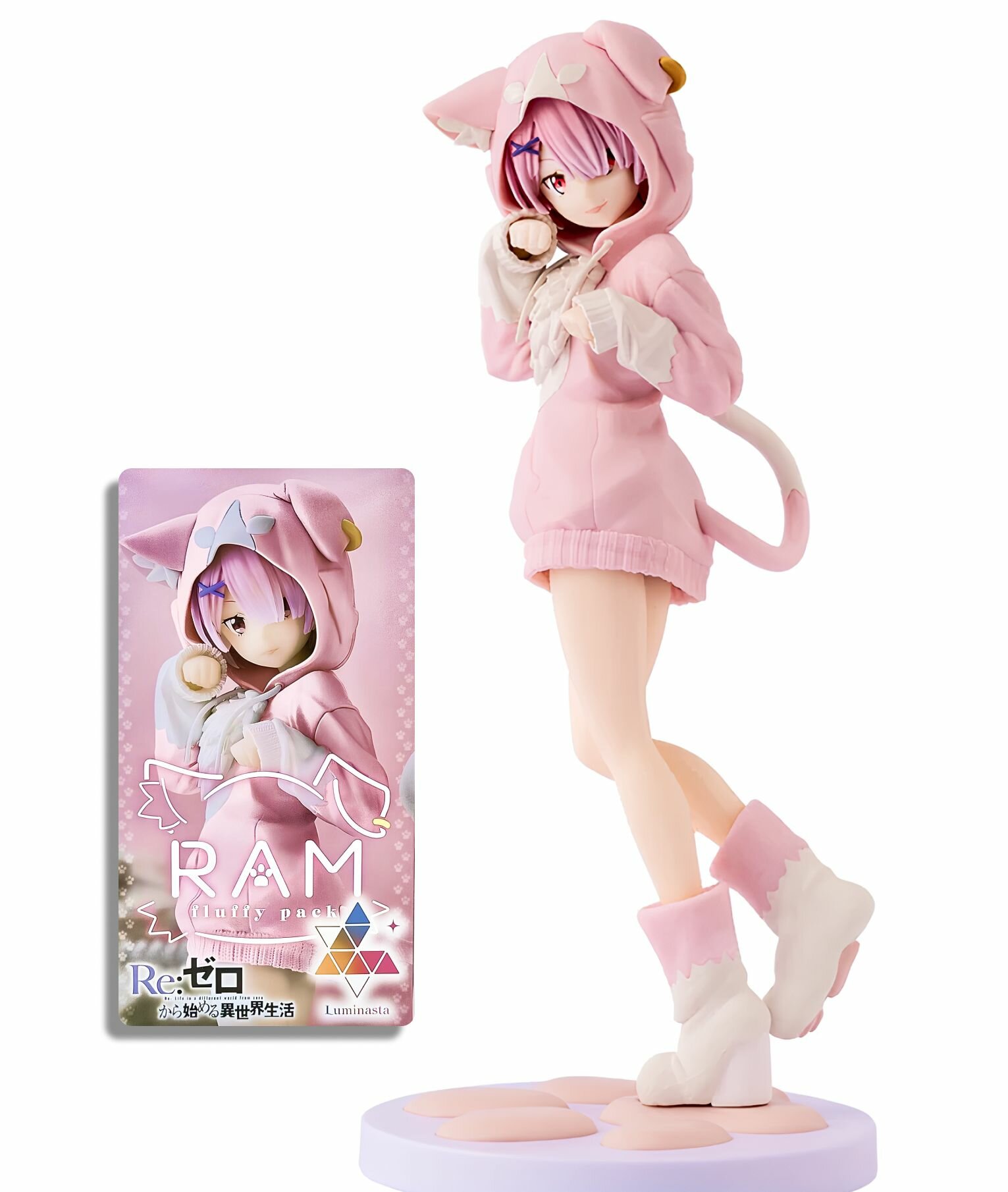 Фигурка Re: Zero Жизнь с нуля в альтернативном мире Рам / Rаm (21см)