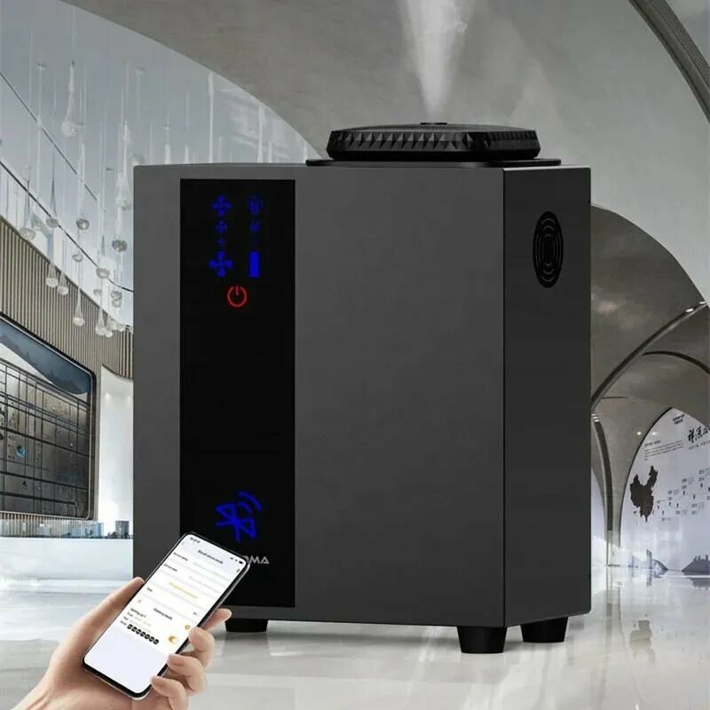 Аромадиффузор Bxaroma A300, ультразвуковой, для отелей и дома, без воды, черный матовый, 100-200мл