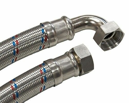 Подводка гибкая с уголком FхM 800мм