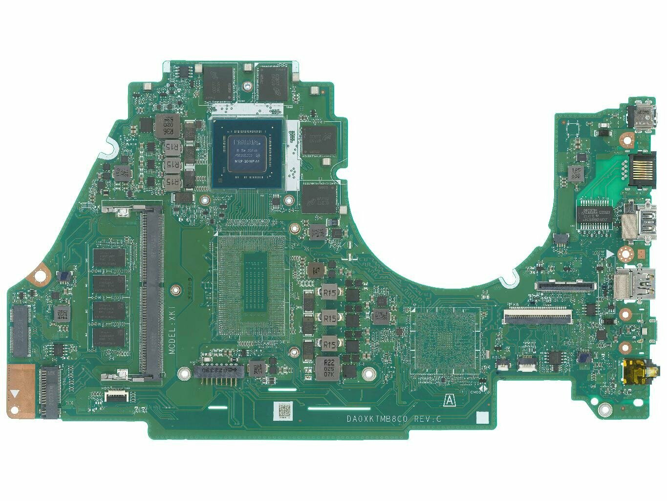 Материнская плата ASUS X571GT донор видеочипа N18P-G0-MP-A1