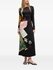 Платье Desigual Patchwork-print ruched midi dress, размер 40, черный