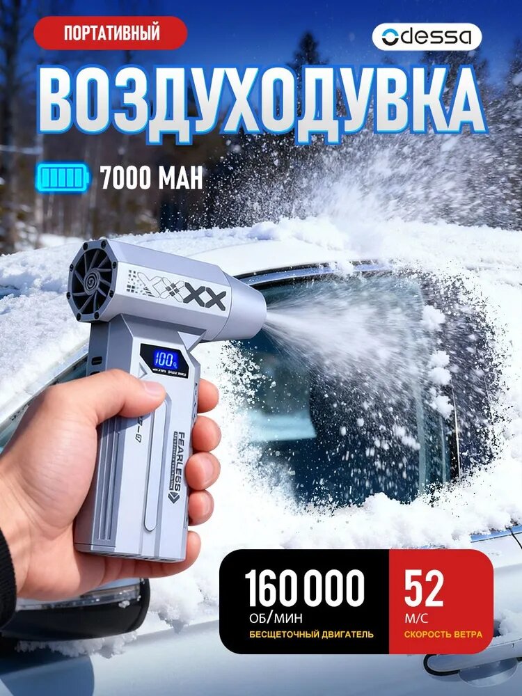 Фен для волос BAOLIFENGSHAN-Z3 150 Вт, кол-во насадок 4, светло-серый