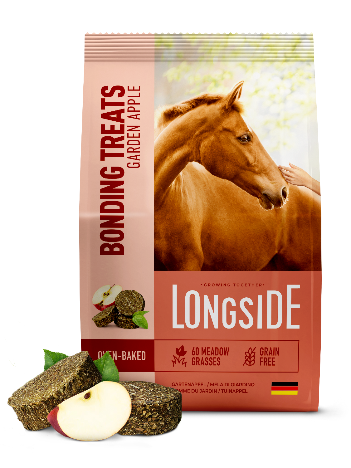 Longside " Садовое яблоко " . Лакомство для лошадей , 500 г.