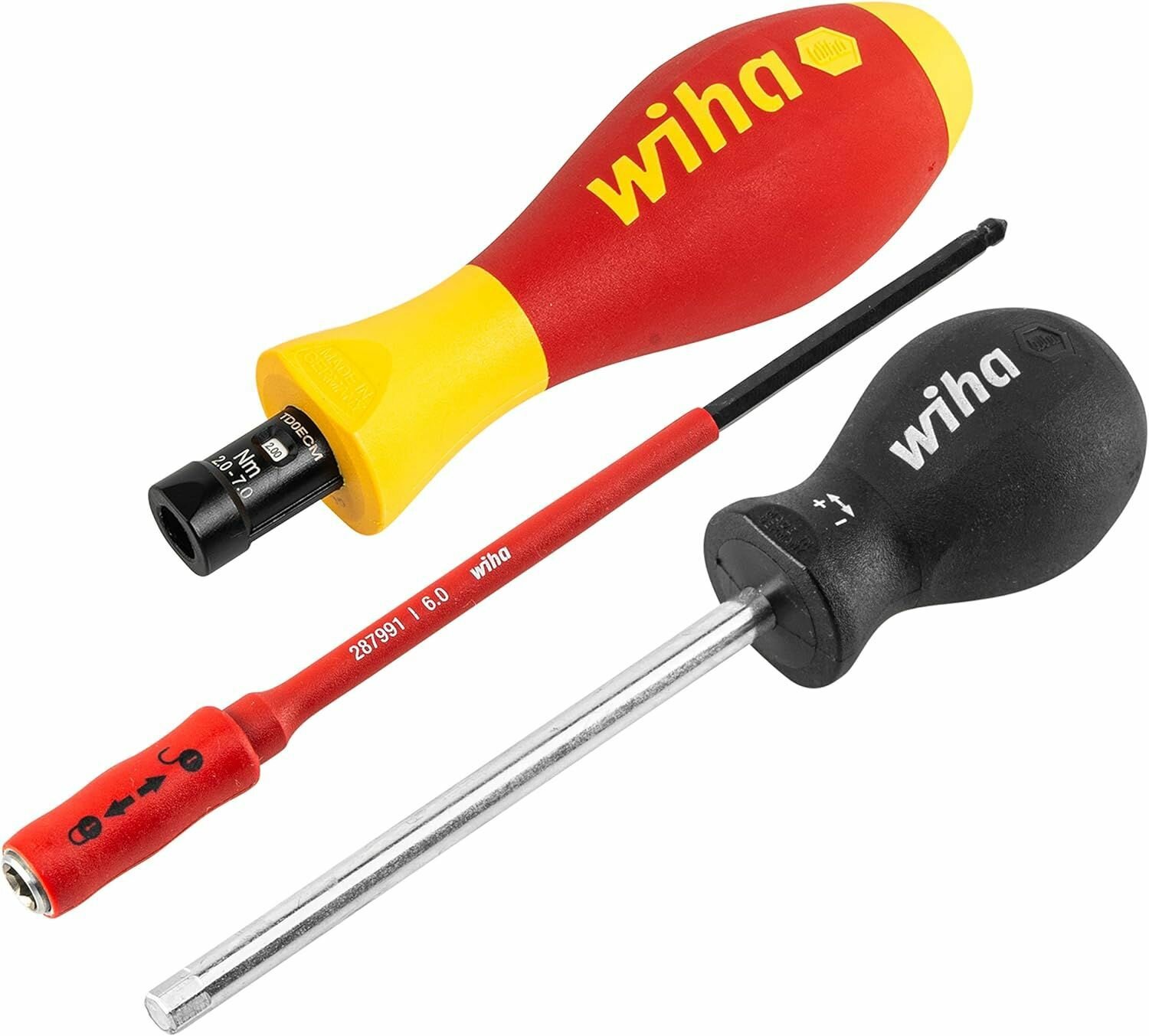 Отвертка Wiha TorqueVario-S VDE 2872 2,0 - 7,0 Нм 26627 динамометрическая 6255 0410 Fplus