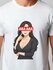 Футболка PRINTSHOT, 1 шт., размер M, белый