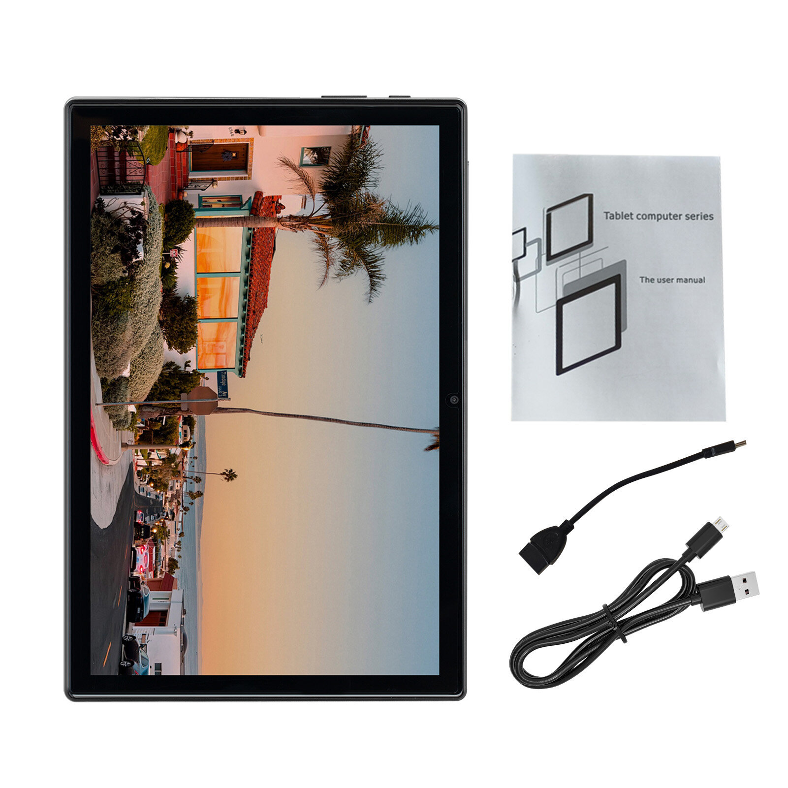 10-дюймовый планшет для системы Android 11, 6 ГБ ОЗУ, 128 ГБ ПЗУ, слот для двух SIM-карт, двойная камера 5 МП, 8 МП, двухдиапазонный Wi-Fi 2,4G/5G, BT, слот для карт TF, аккумулятор емкостью 8000 мАч, перезаряжаемый синий тип C