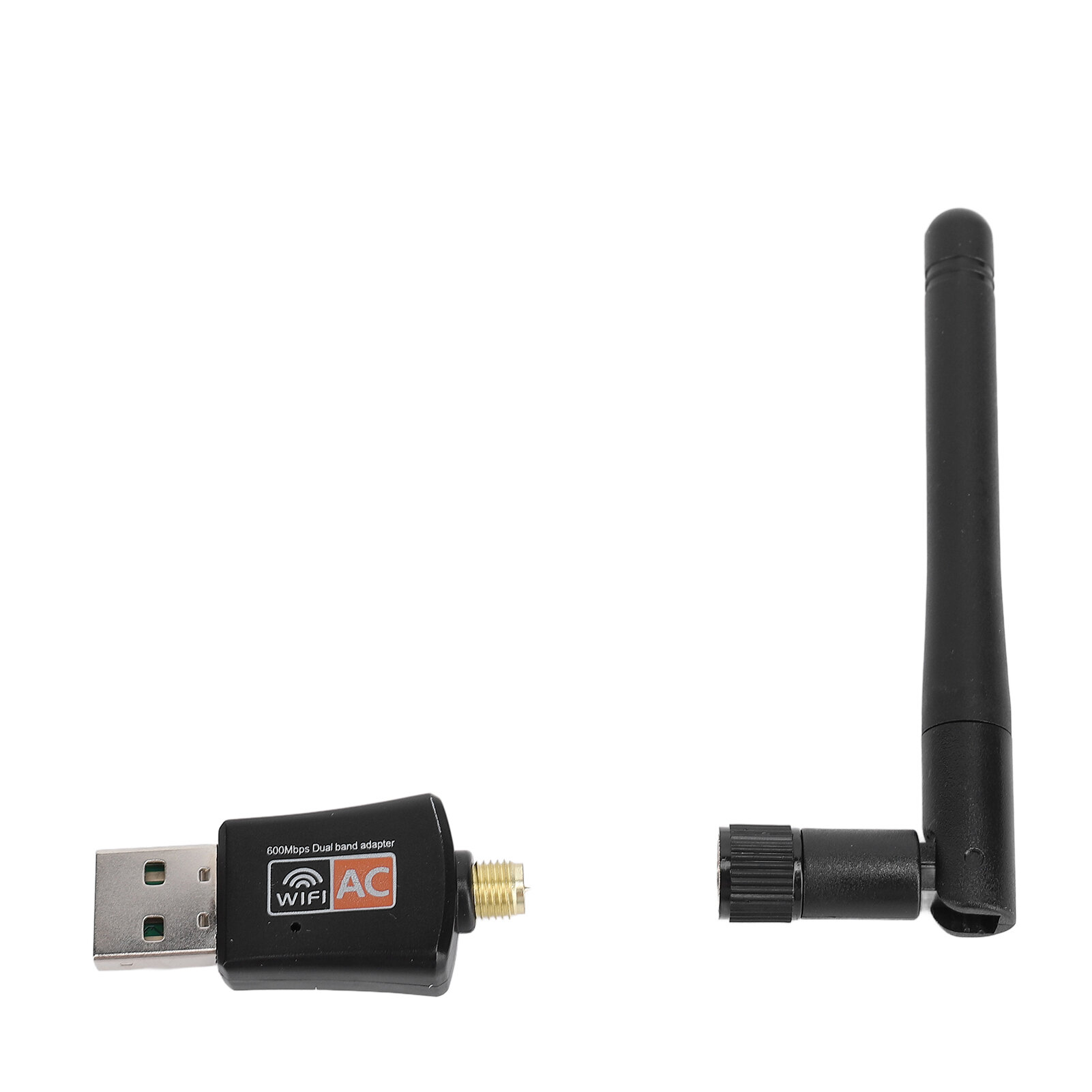 USB Wi -Fi Adapter 600 Мбит / с Speed 2.4G 5G Двухпользованный беспроводной сетевой адаптер для настольного ноутбука ПК