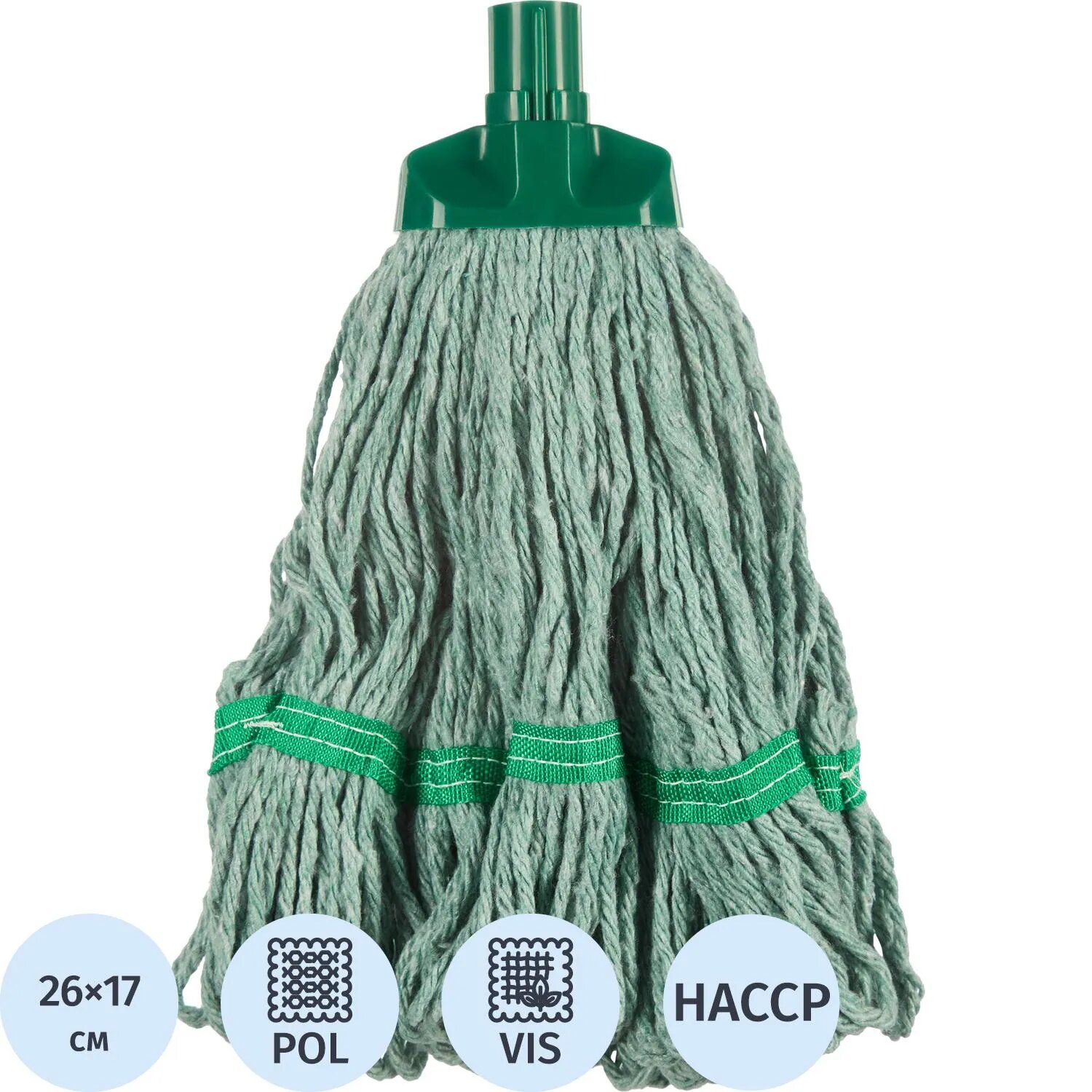 Насадка МОП веревочная SYR Кентукки SYRTex Interchange 290гр зеленая 920137