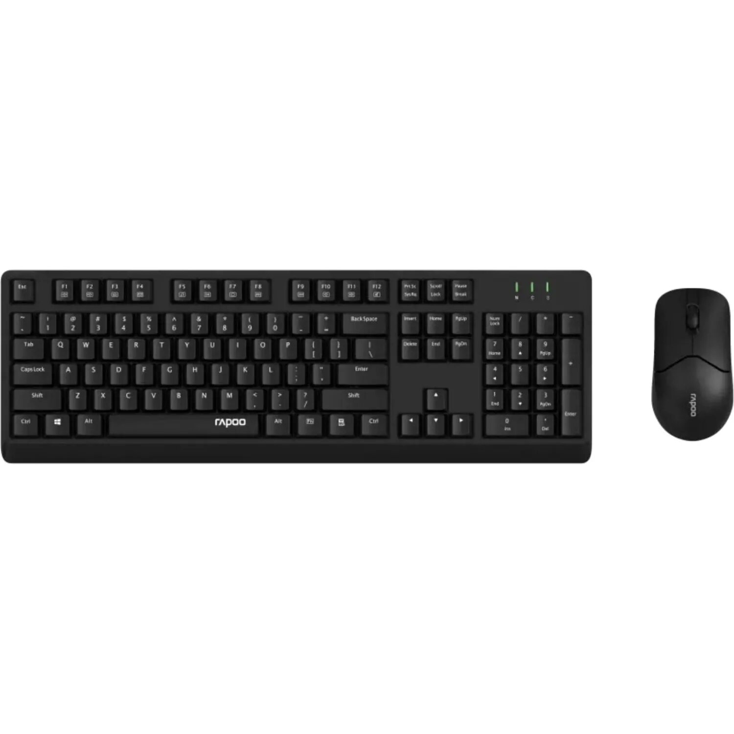 Набор клавиатура+мышь RAPOO беспроводн. X1500-BL цвет - черный (13320)