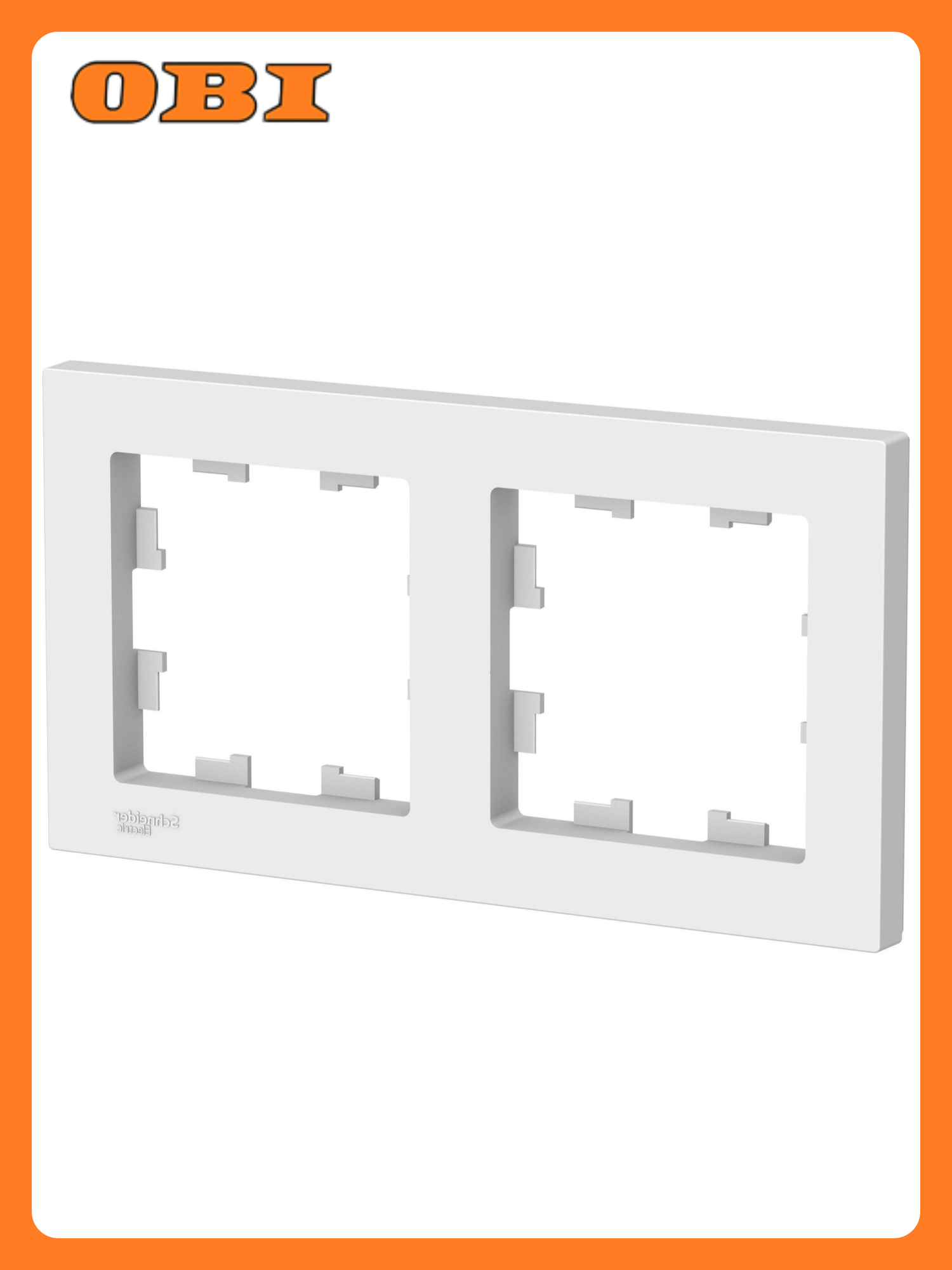 Рамка Schneider Electric Systeme Electric AtlasDesign ATN000102, белая, ABS пластик