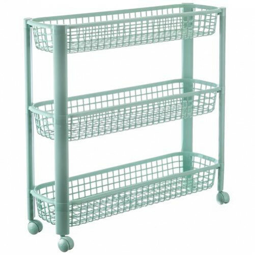 Этажерка полка узкая на колесах 3СЕКЦИИ 180*600*600 М-ПЛ