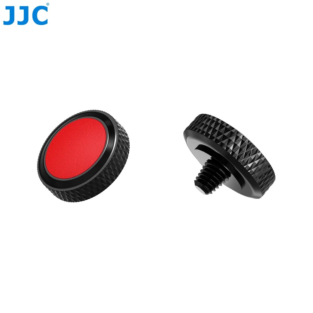 JJC Кнопка спуска затвора Black Red для Leica Sony Nikon