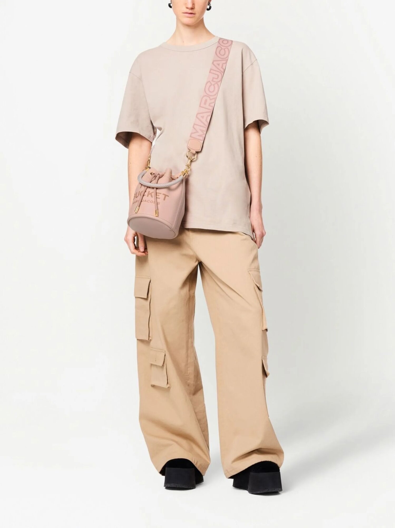 Сумка MARC JACOBS The Strap', розовый — фото 1
