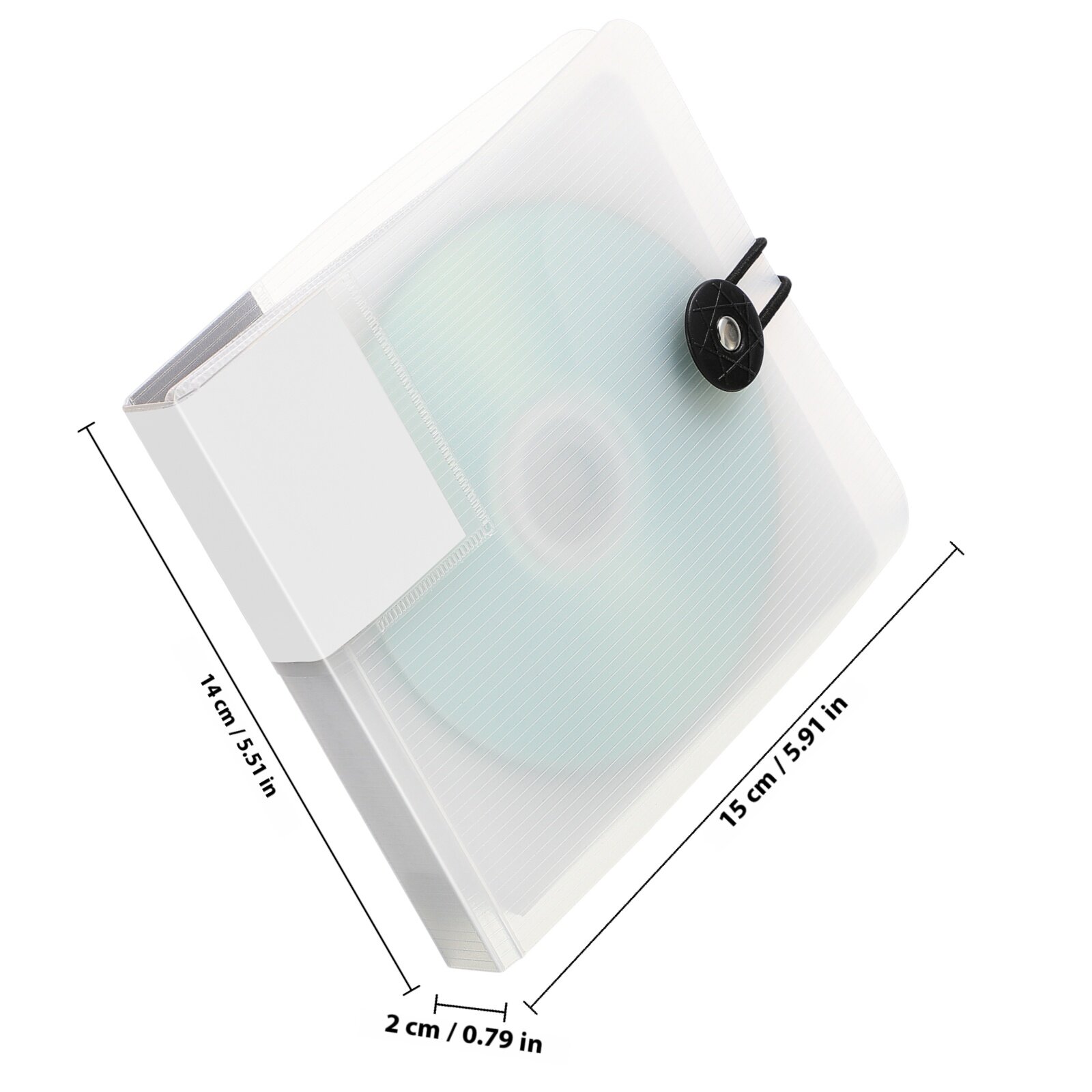 Чехол Для CD И DVD Емкостью 12 Дисков Защитный Органайзер Для Хранения 14X15.6Cm