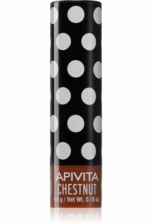 Бальзам для губ Apivita Lip Care Chestnut, шоколадный, 4.4 г