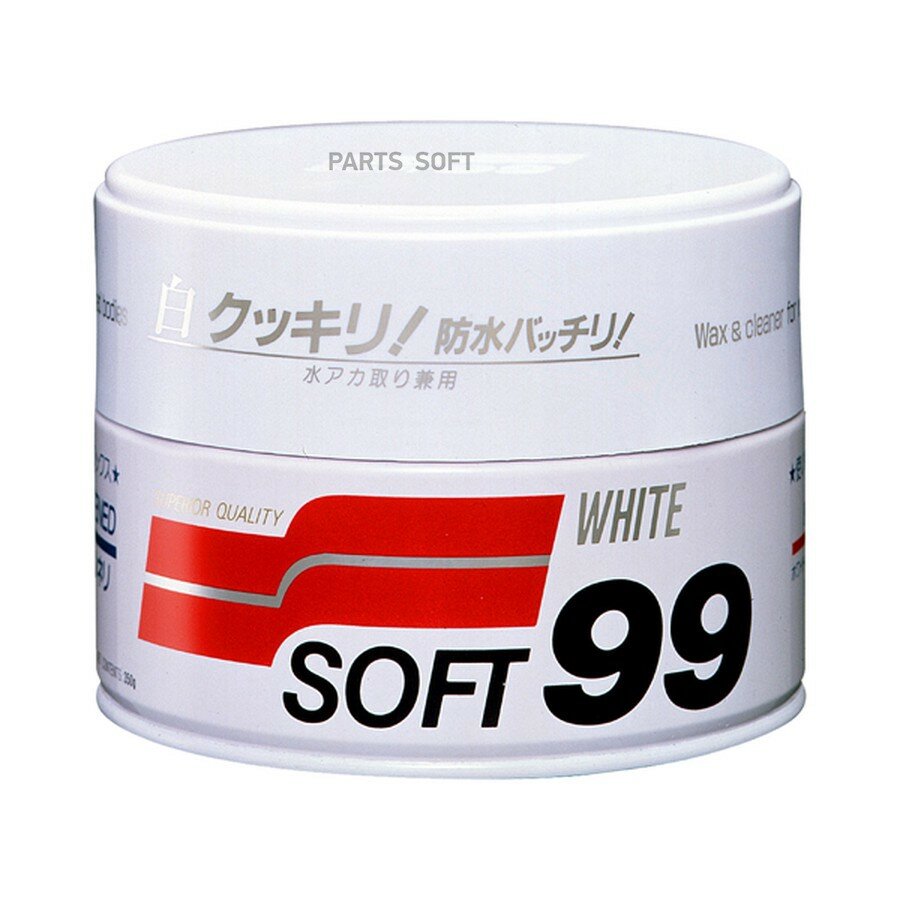 Полироль для кузова защитный Soft99 Soft Wax для светлых, 350 гр от официального дистрибьютора, SOFT99, артикул 00020