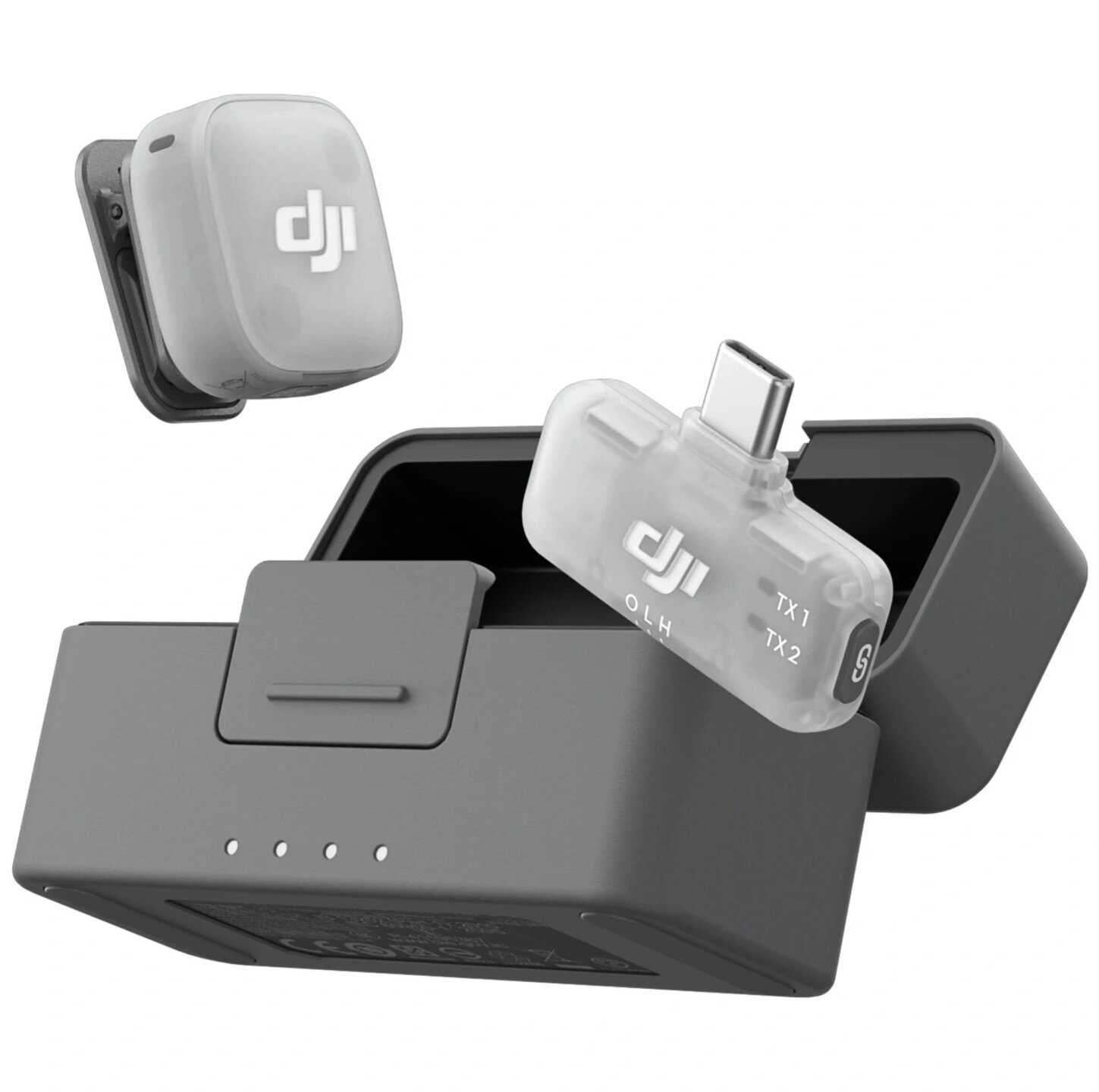 Беспроводной петличный микрофон DJI Mic Mini 2 (1 TX + 1 Mobile RX + Charging Case), Черный | Black