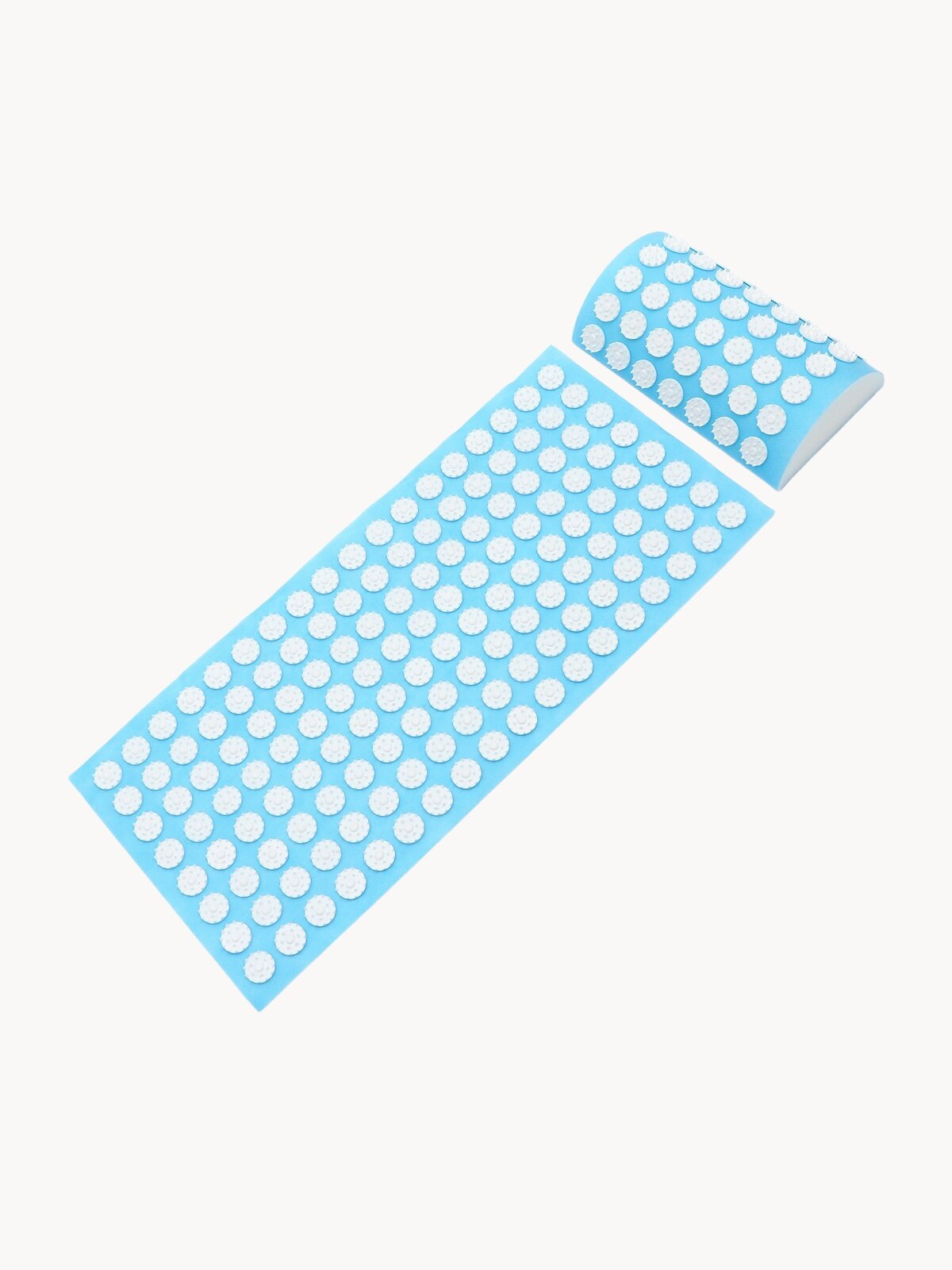 Аппликатор Кузнецова комплект, 144 колючки, спантекс, голубой, 260 х 560 мм + валик 140*230