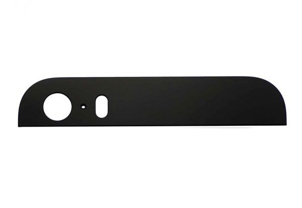 Верхнее стекло корпуса (задней крышки) iPhone 5S/SE (Черное)