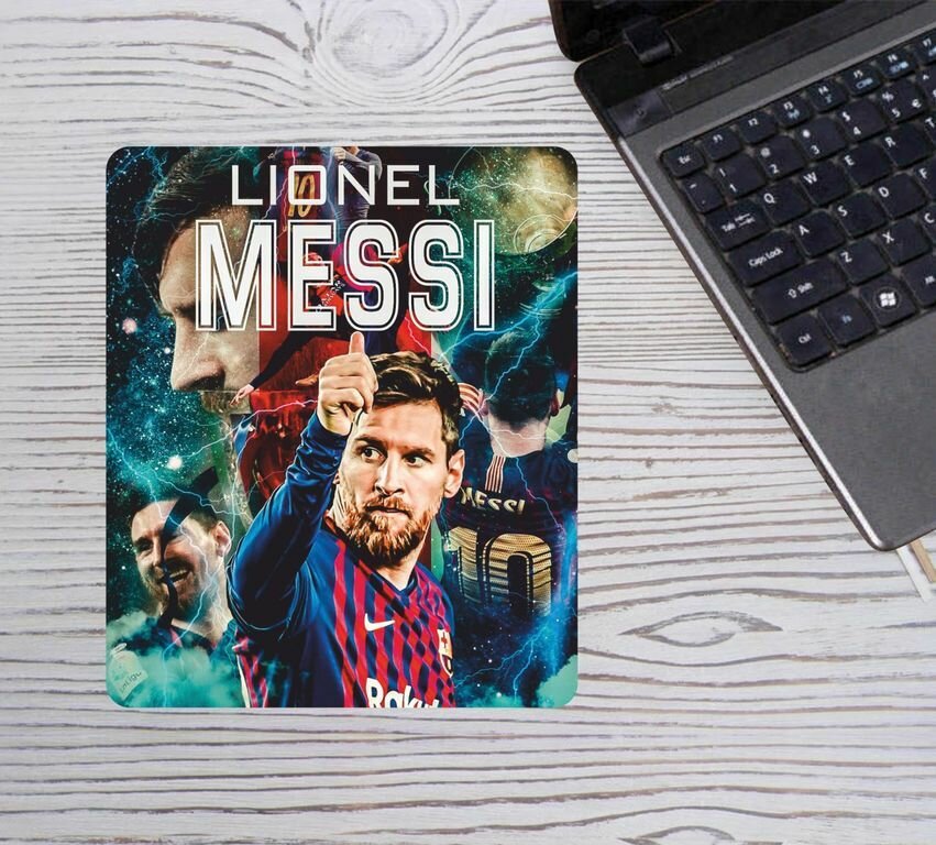 Коврик для мышки игровой 36 на 29 см Mewni-Shop Messi, Месси №21