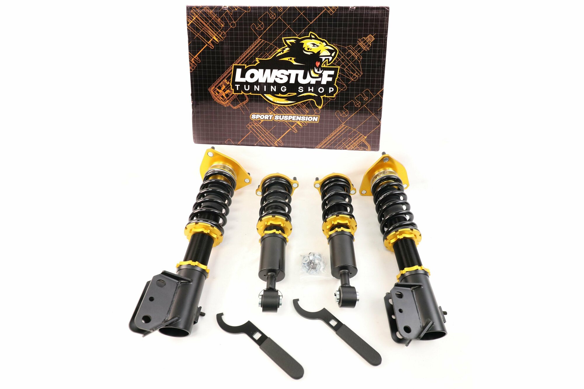 Mitsubishi Lancer 7, 8, 9 1992-2007 винтовая подвеска фултап койловеры с регулировкой высоты и жесткости LOWSTUFF EVO-III LSCSMI043