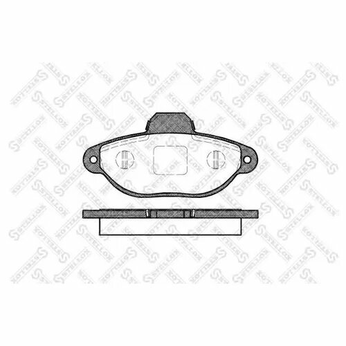 Колодки дисковые п. FIAT PUNTO 1.2I 99], 425020SX STELLOX 425020-SX