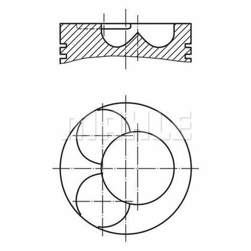 Поршень Knecht/Mahle 2273700