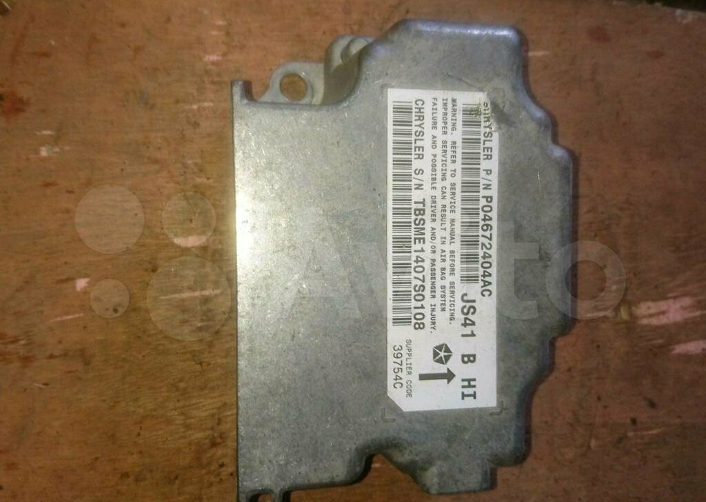Блок управления airbag Chrysler Sebring 3 2008 P04672404AC