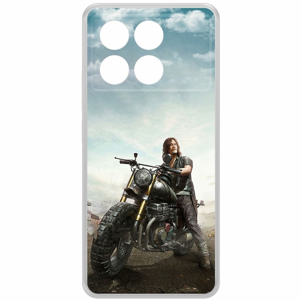 Чехол-накладка Krutoff Clear Case Ходячие мертвецы. Дэрил для Xiaomi Poco X6 Pro