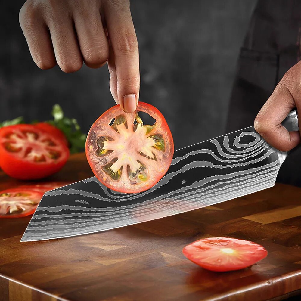 Кухонный нож "Кирицуке", 7,5 дюймов, бренд "XITUO", профессиональный для разделки мяса поварской