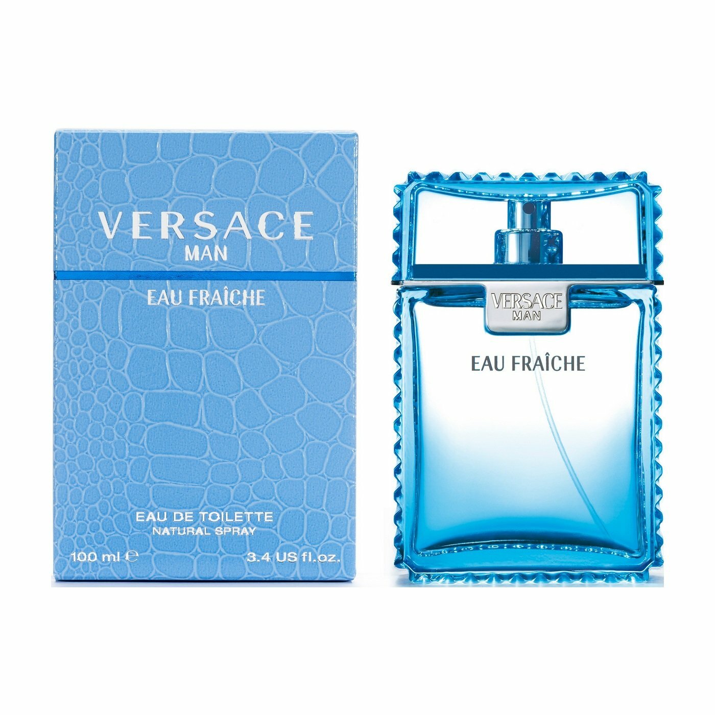 Versace Туалетная вода Eau Fraiche Man — для мужчин, Eau de Toilette, 100 мл