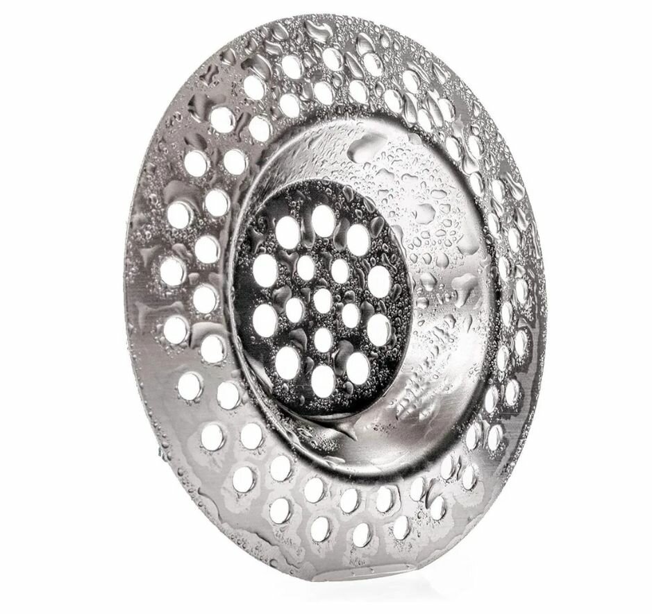 Сетка-фильтр для раковины "Морская звезда", нержавеющая сталь, длина 10 см