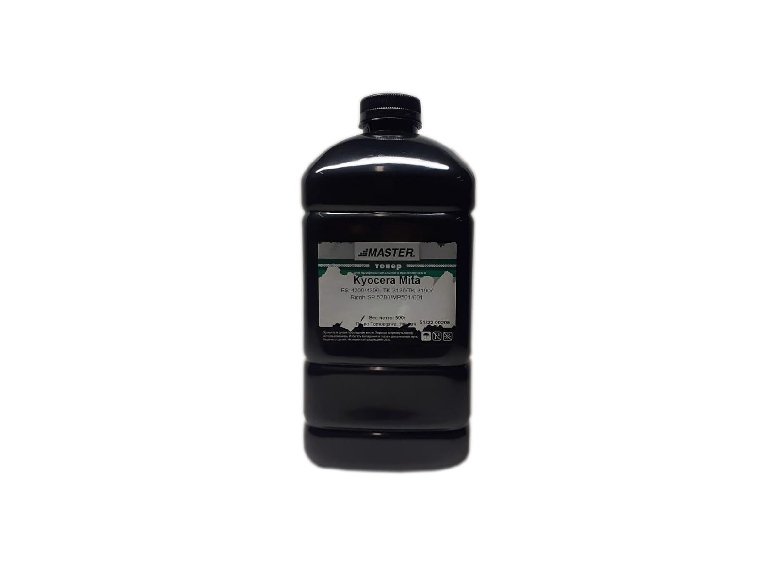 Тонер Kyocera Mita FS-4200/4300, TK-3130/TK-3190/TK-3430/Ricoh SP 5300/MP501/601, MASTER, Tomoegawa, 500г/канистра, 25K
