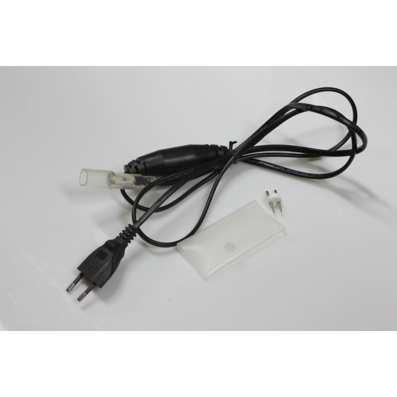 Силовой шнур для Светодиодного дюралайта фиксинг LED-DL-2W-100M-240V Черный ПВХ. Neo-Neon
