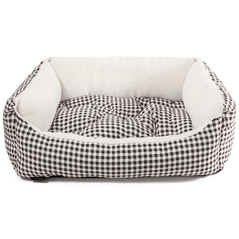 Лежанка "Кантри" S, черная, 420*400*150мм, Gamma