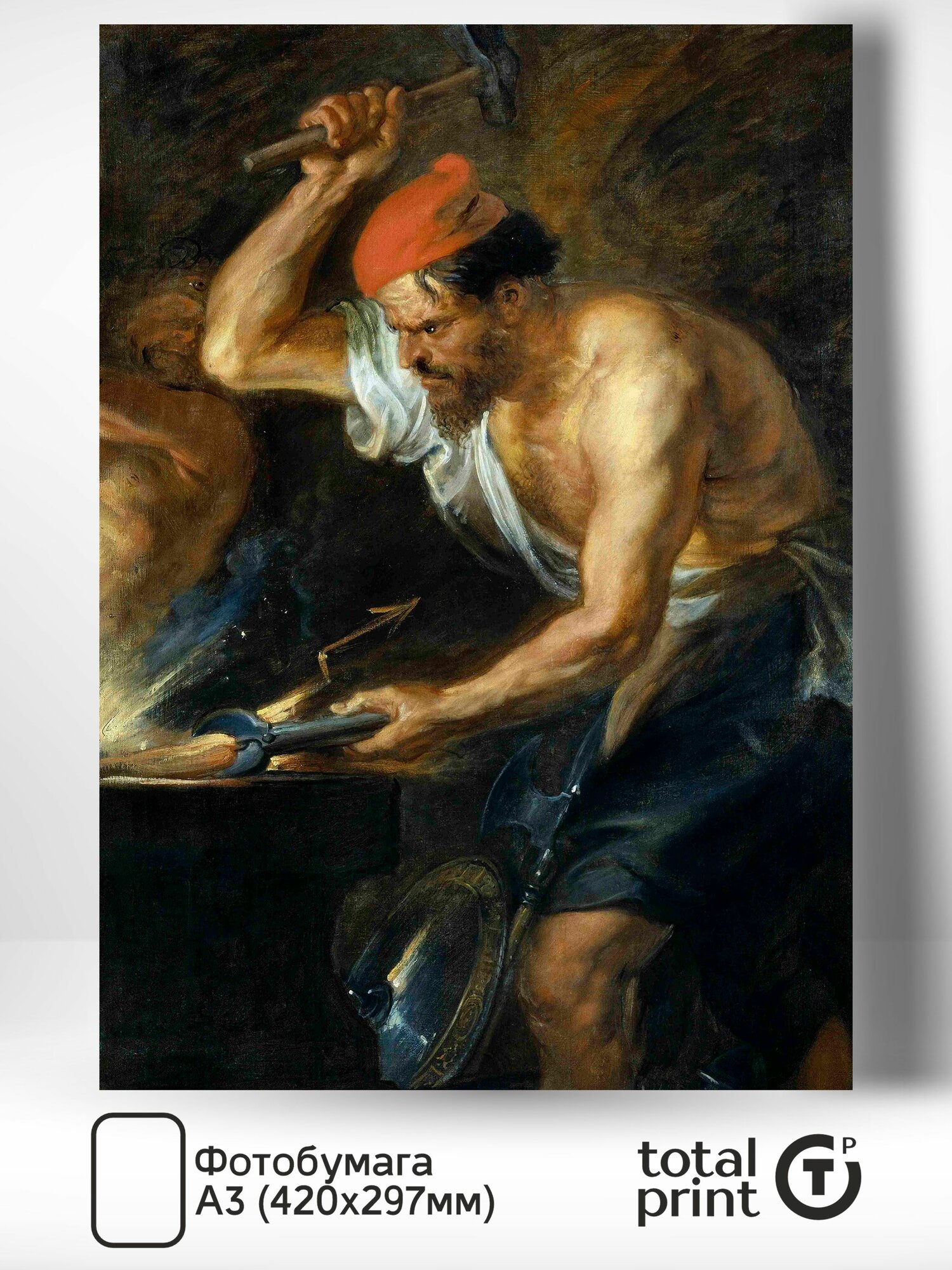 TotalPrint Постер для интерьера, Боги греческой мифологии, А3(42х29,7см)