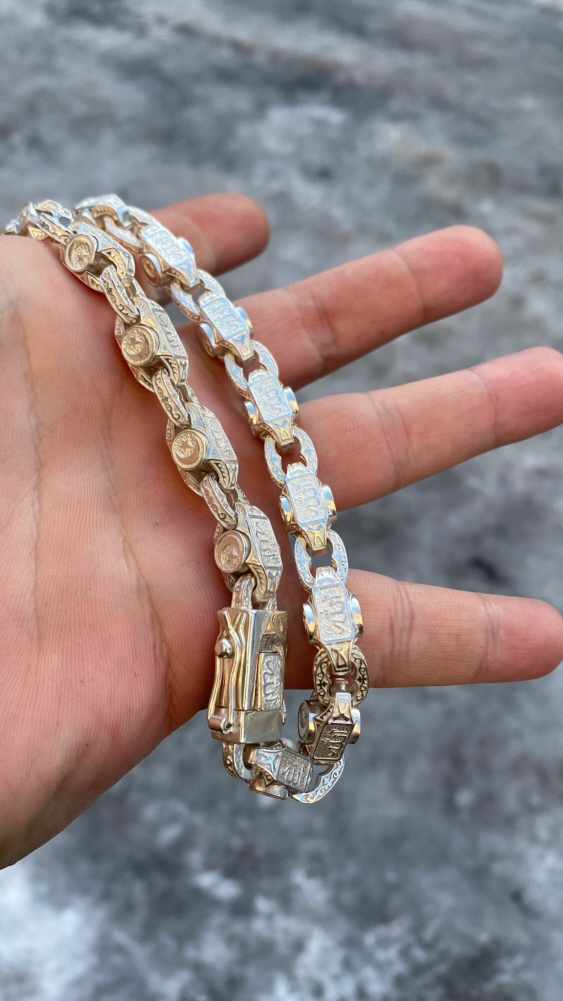 Цепь серебро, 925 проба