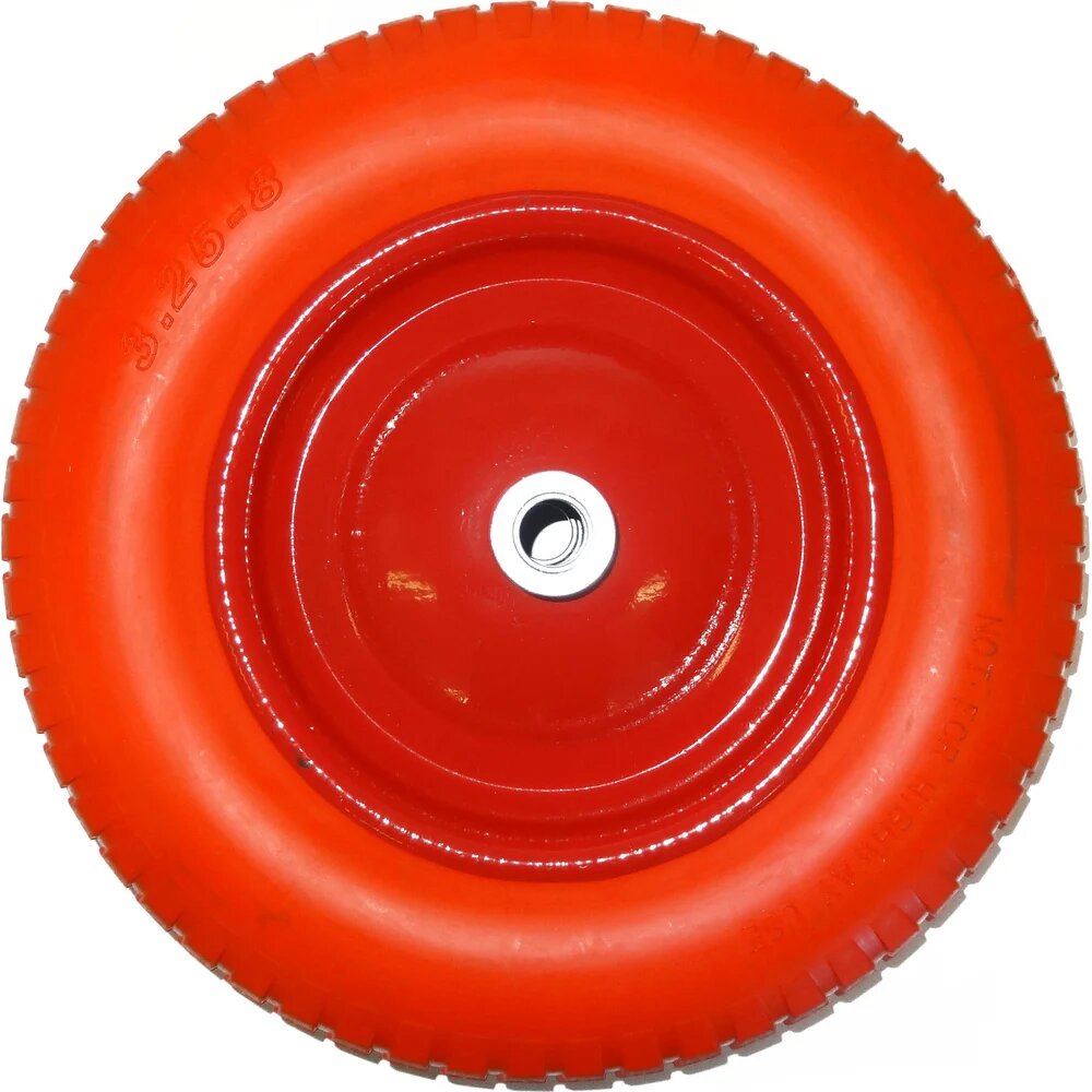 Колесо PU 3.25-8 (360 мм; втулка 107 мм; подшипник 15 мм) для тачек WB 121S, WB 180S Tsunami D0KB8A4AIR32503