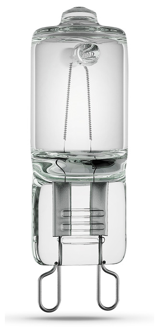 Прозрачная галогенная лампа без рефлектора G9 40W 220V 2000 часов Camelion 5553