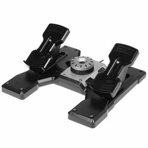 Авиа-педали Logitech Flight Rudder Pedals (945-000005) проводной черный Виброотдача