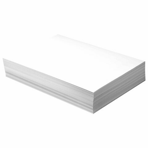 Бумага газетная большого формата А3, 43-47 г/м2, 500 л, для офиса, дома и творчества, STAFF, 116646