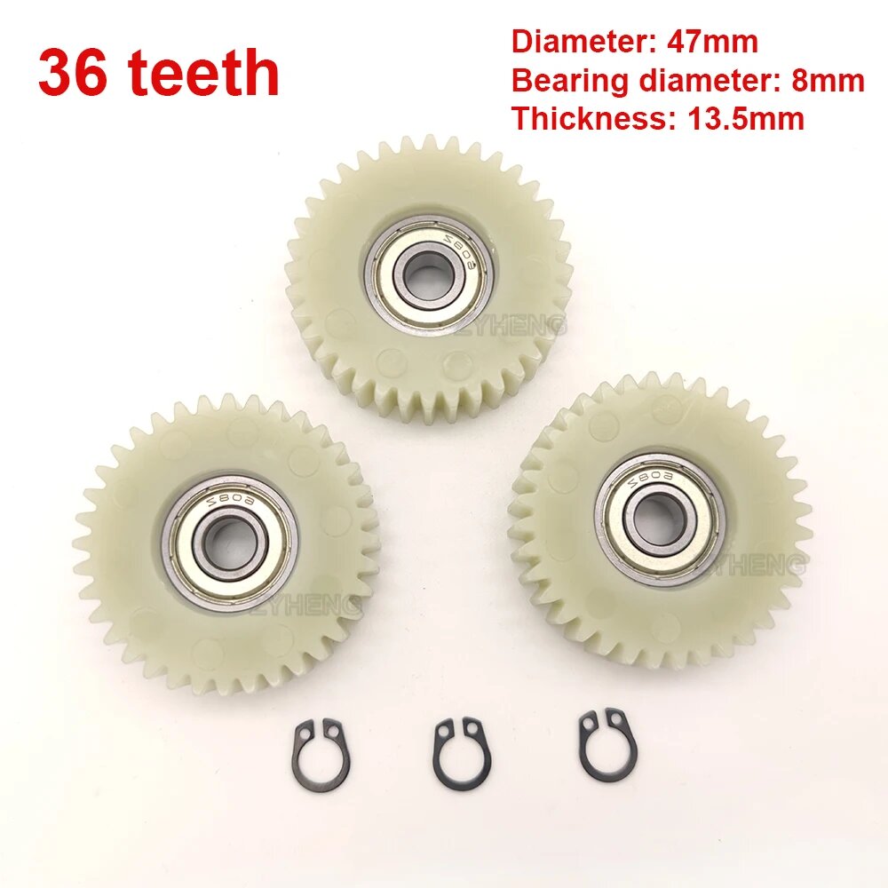 Нейлоновая планетарная шестерня 47x13.5 мм 36 зубов для двигателя Bafang