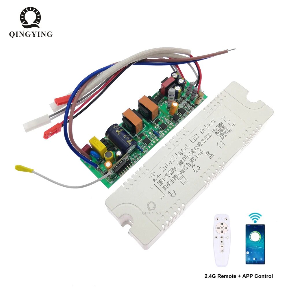 Трансформатор освещения QINGYING для RGB ленты 25-40Вт 1pcs